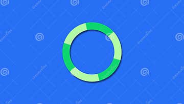 SIMPLE LOADING ICON in GREEN SCREEN. LOADING SYMBOL Stock Illustration ...