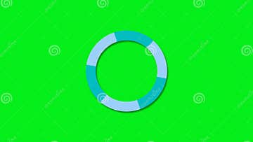 SIMPLE LOADING ICON in GREEN SCREEN. LOADING SYMBOL Stock Illustration ...