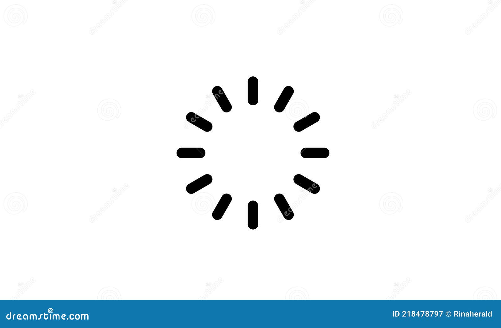 Simple Loading Round Black Icon Design White Background Stock Vector ...
