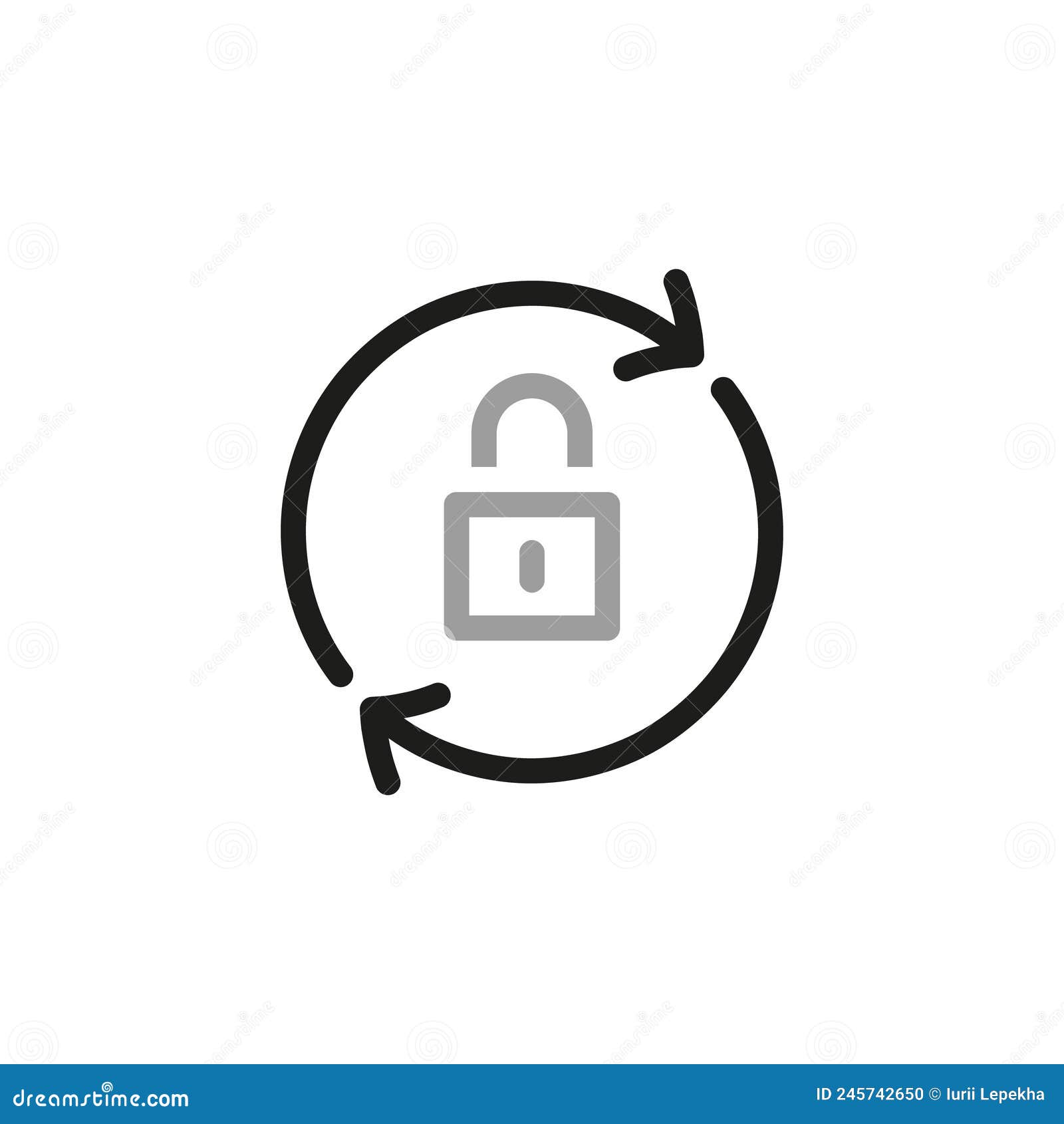Simple Locks Related Vector Line Icons. Lock for Security. Vector ...