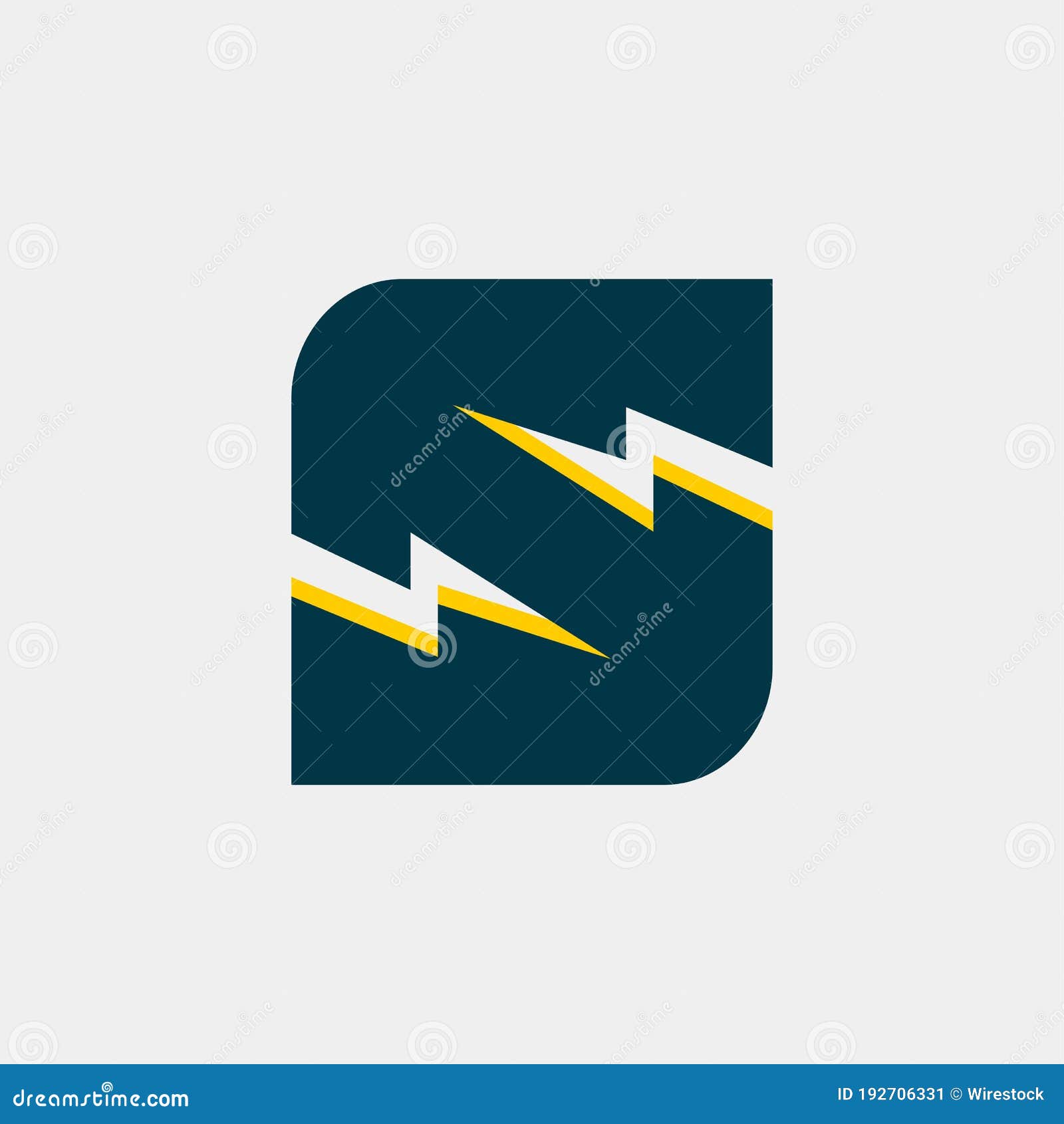 Simple Logo Illustration of Small Lightning Bolts for an Electrical ...