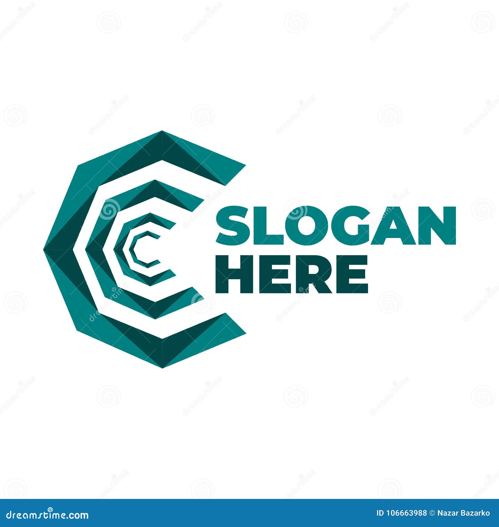 Simple Logo Letter C. Vector Illustration Stock Illustration ...