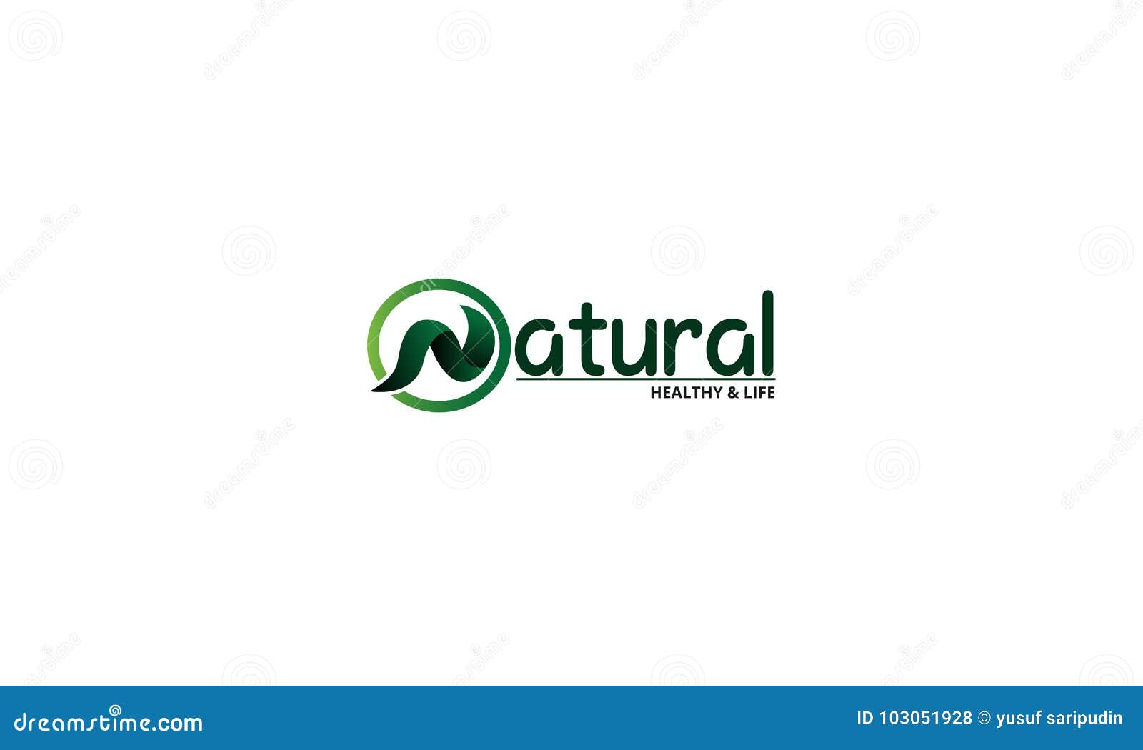 Natural/letter N stock vector. Illustration of lettern - 103051928