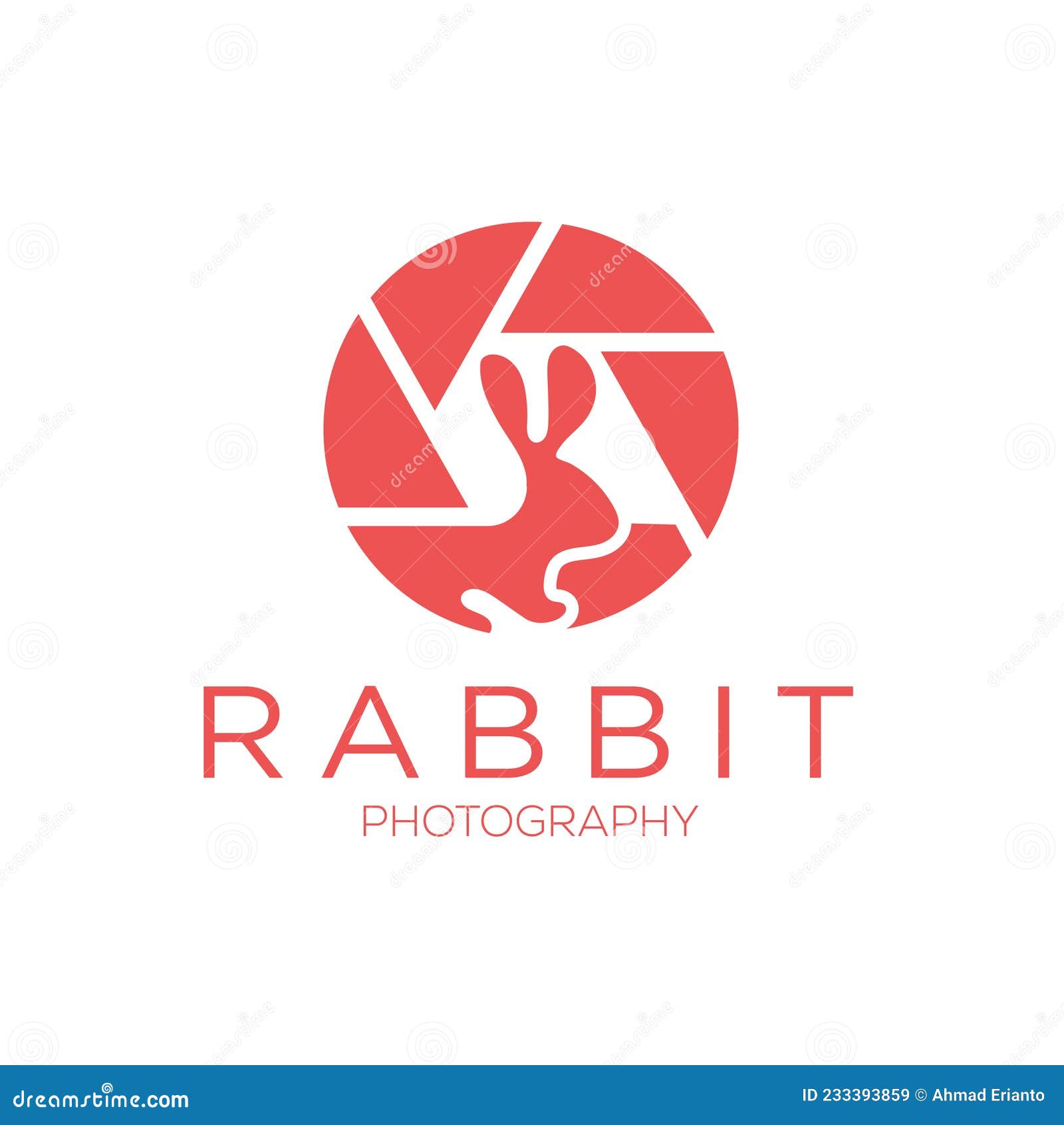Simple Logo Rabbit Photography Vector Illustration Stock Vector ...