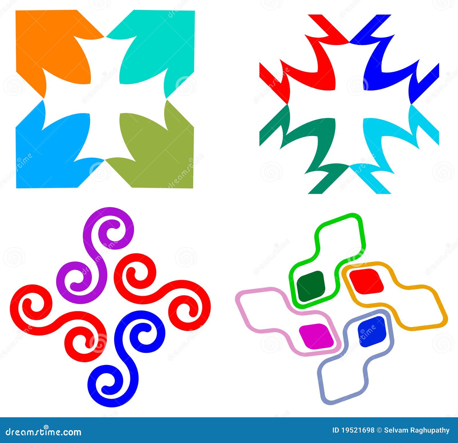 Simple logo set stock vector. Illustration of drawing - 19521698