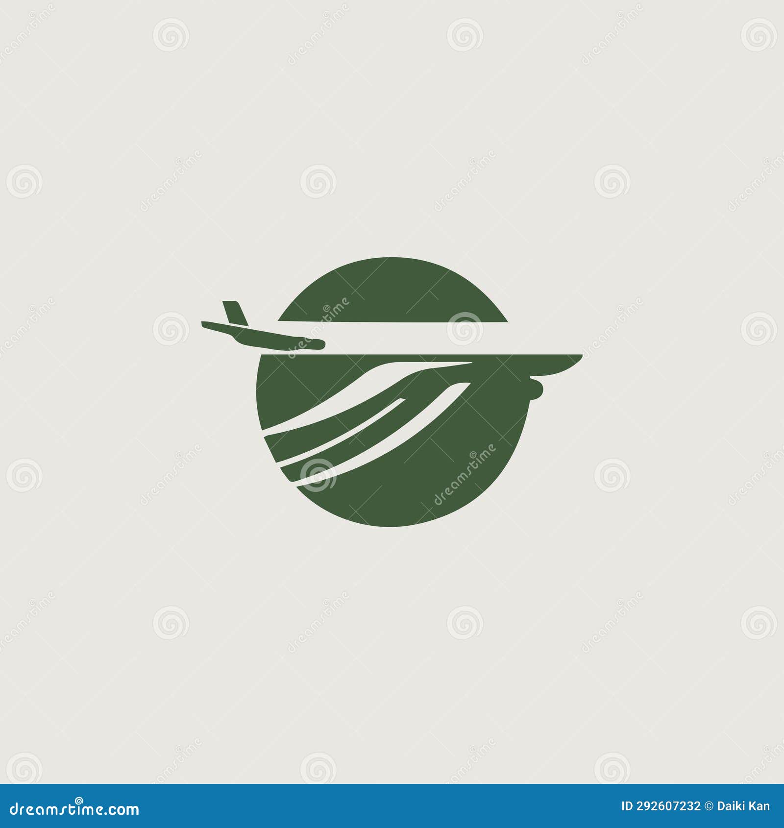 A Simple Logo that Symbolically Uses an Airplane Stock Illustration ...