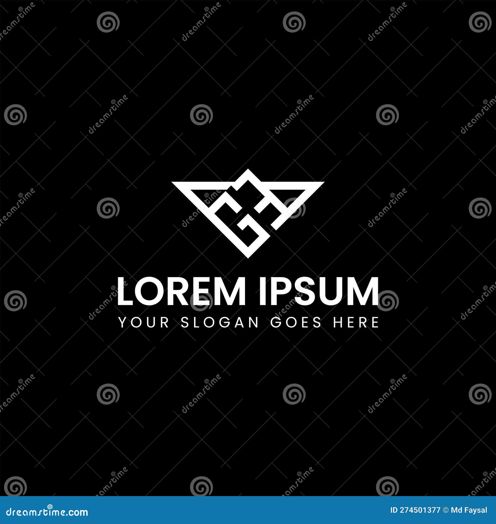 Simple Logo Template Old Baltic Sign Folk Symbol Scandinavian Vector ...