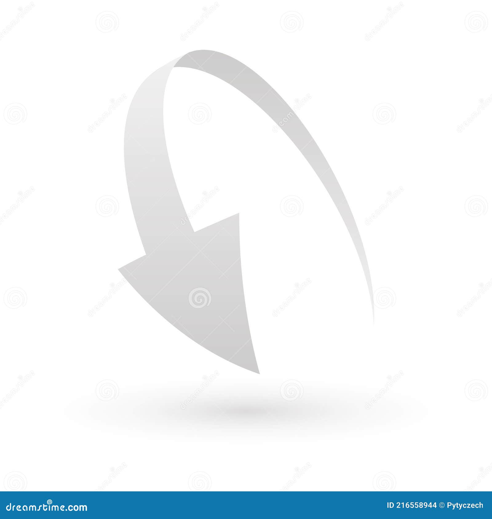 Simple Loop Circle Arrow Icon Stock Vector - Illustration of idea ...