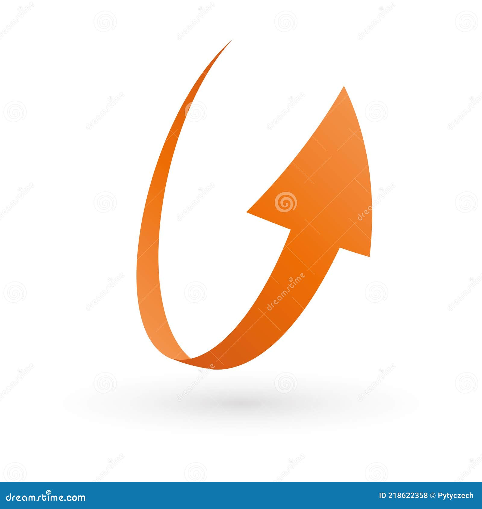Simple Loop Circle Arrow Icon Stock Vector - Illustration of logotype ...