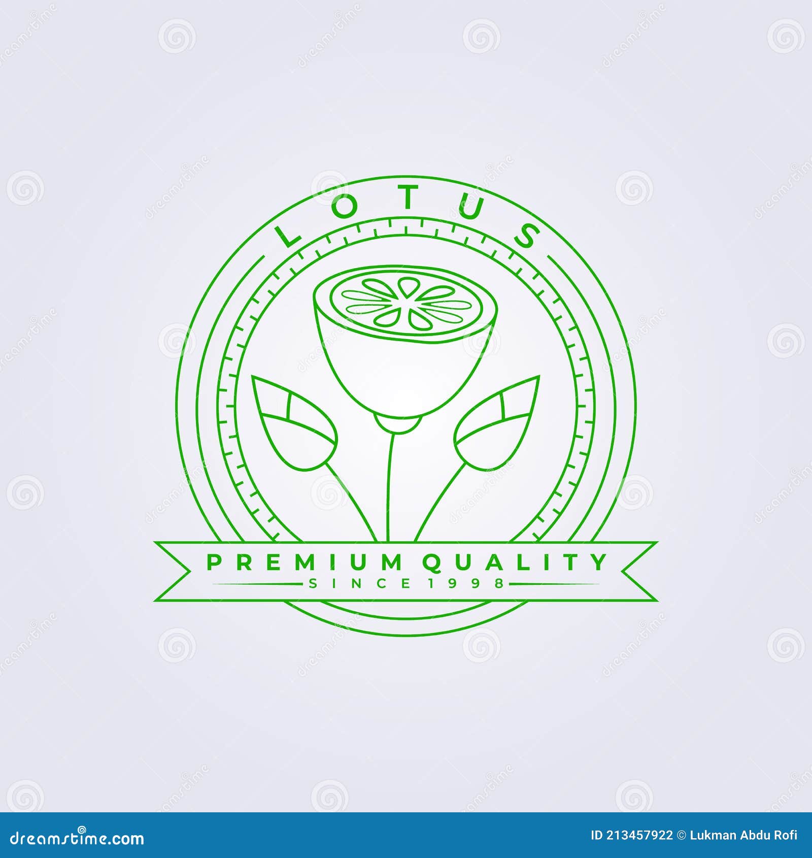 Simple Lotus Head Logo Vector Illustration Design Stock Vector ...