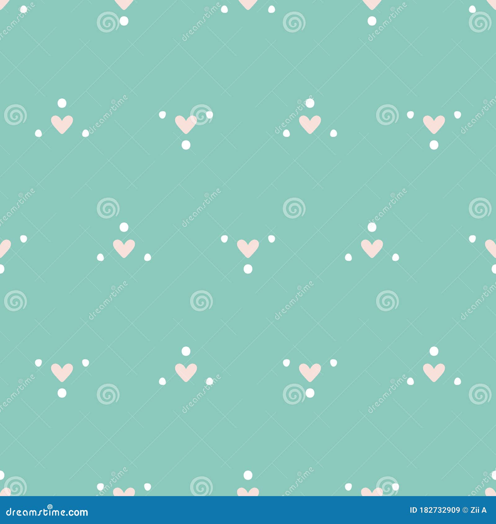 Simple Love Dot Triangle Seamless Pattern Background Wallpaper Stock ...