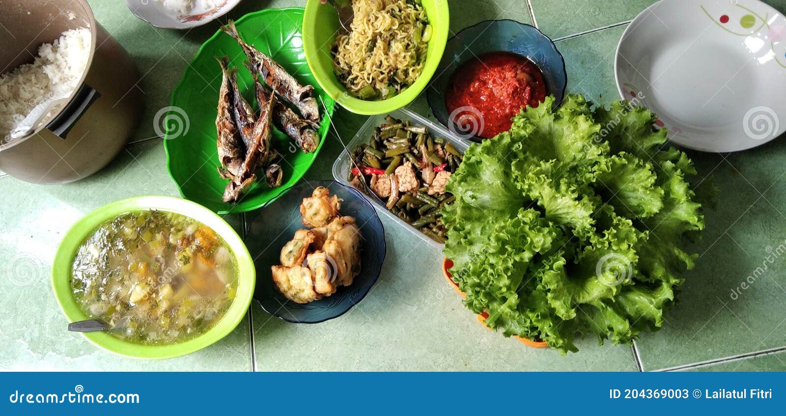 Simple Lunch Menu in the Village Stock Image - Image of simple, cuisine ...