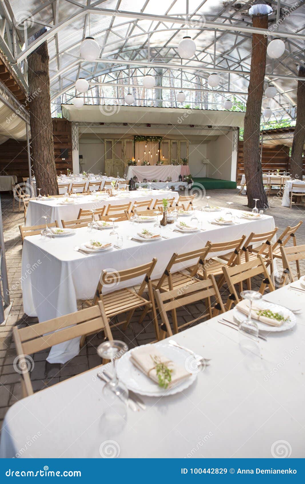 Simple but Luxury Rich Table Setting for a Wedding Celebration I Stock ...