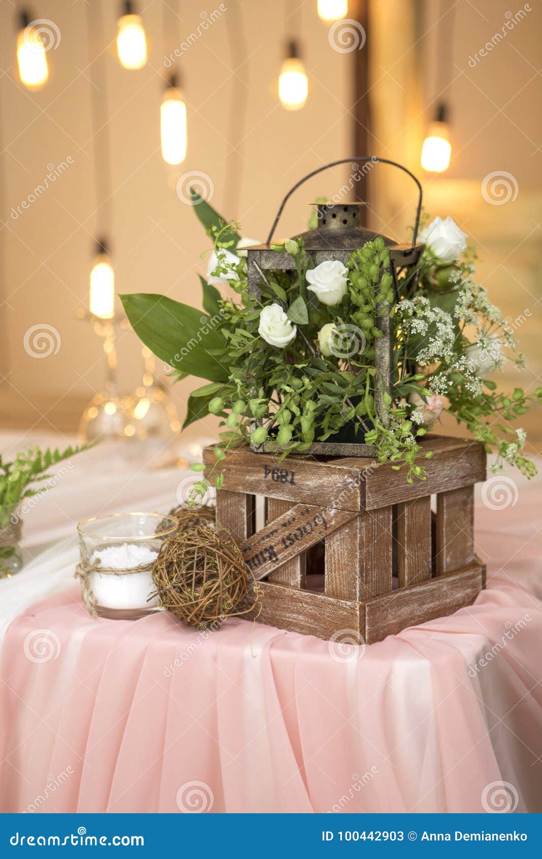 Simple but Luxury Rich Table Setting for a Wedding Celebration I Stock ...