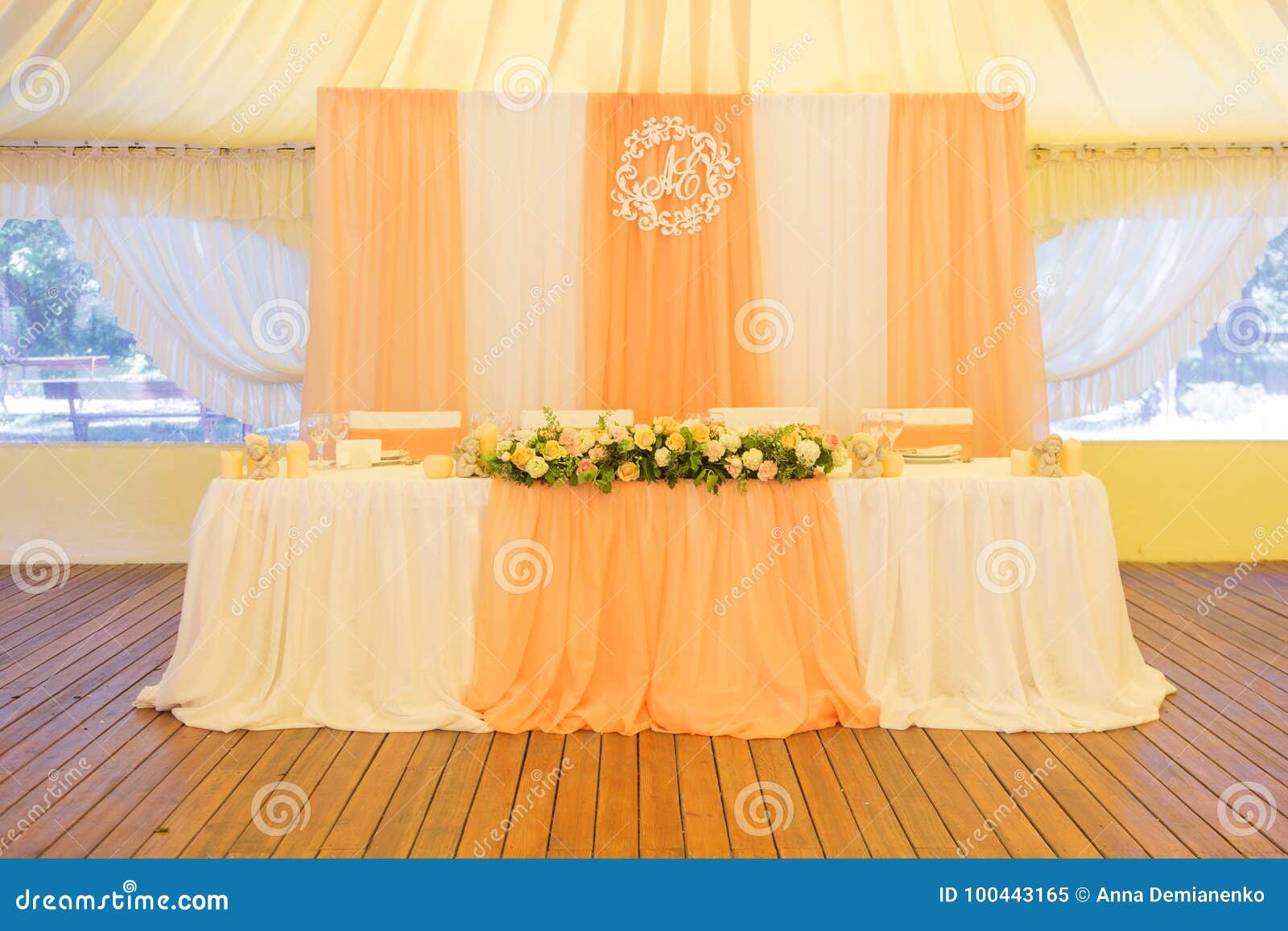 Simple but Luxury Rich Table Setting for a Wedding Celebration I Stock ...