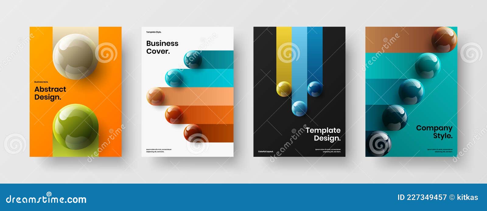 Simple Magazine Cover A4 Vector Design Concept Composition Stock Vector ...