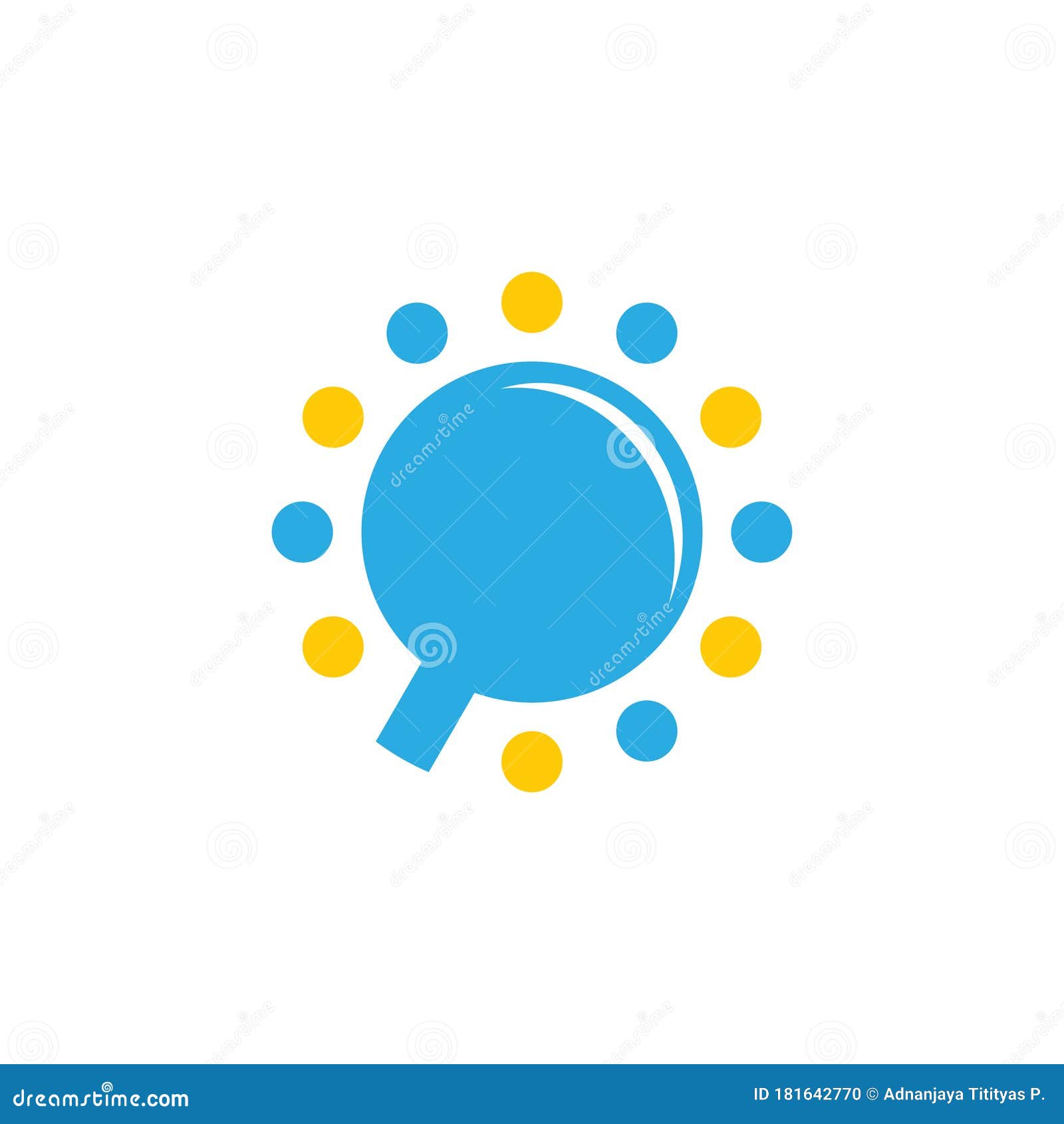 Simple Magnifying Glass Analyzing Scaning Source Binary Code. Vector ...