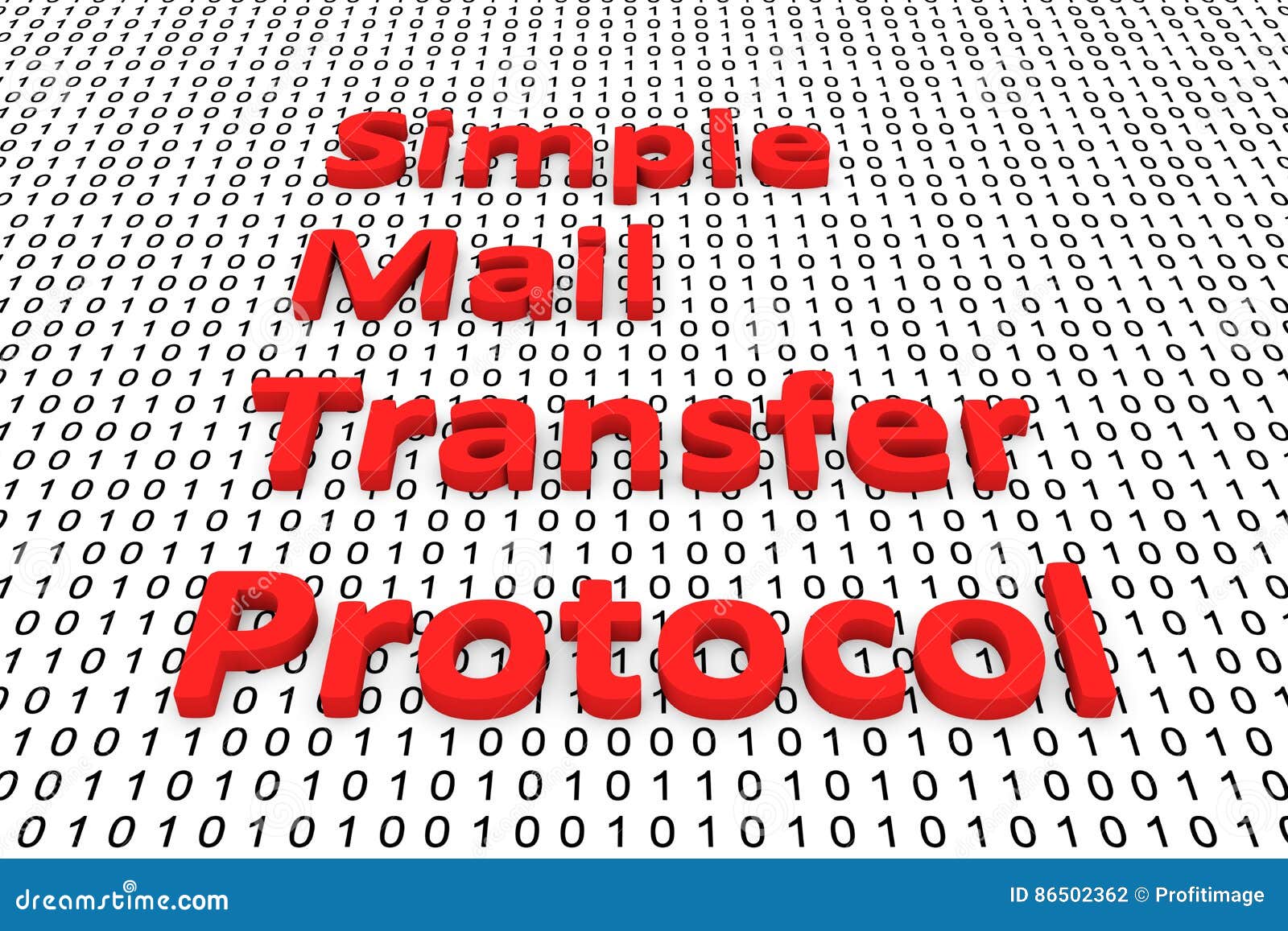 Simple Mail Transfer Protocol Stock Illustration - Illustration of ...