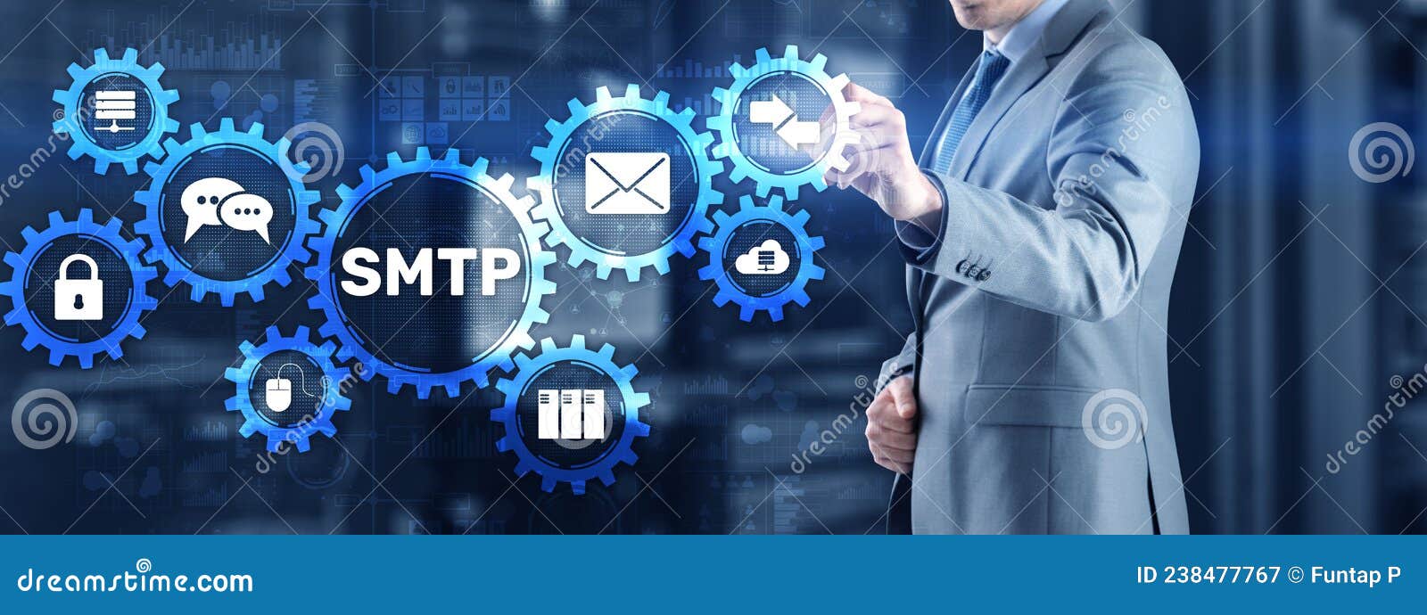 Simple Mail Transfer Protocol. Smtp Server Mail Transfer Protocol Stock ...