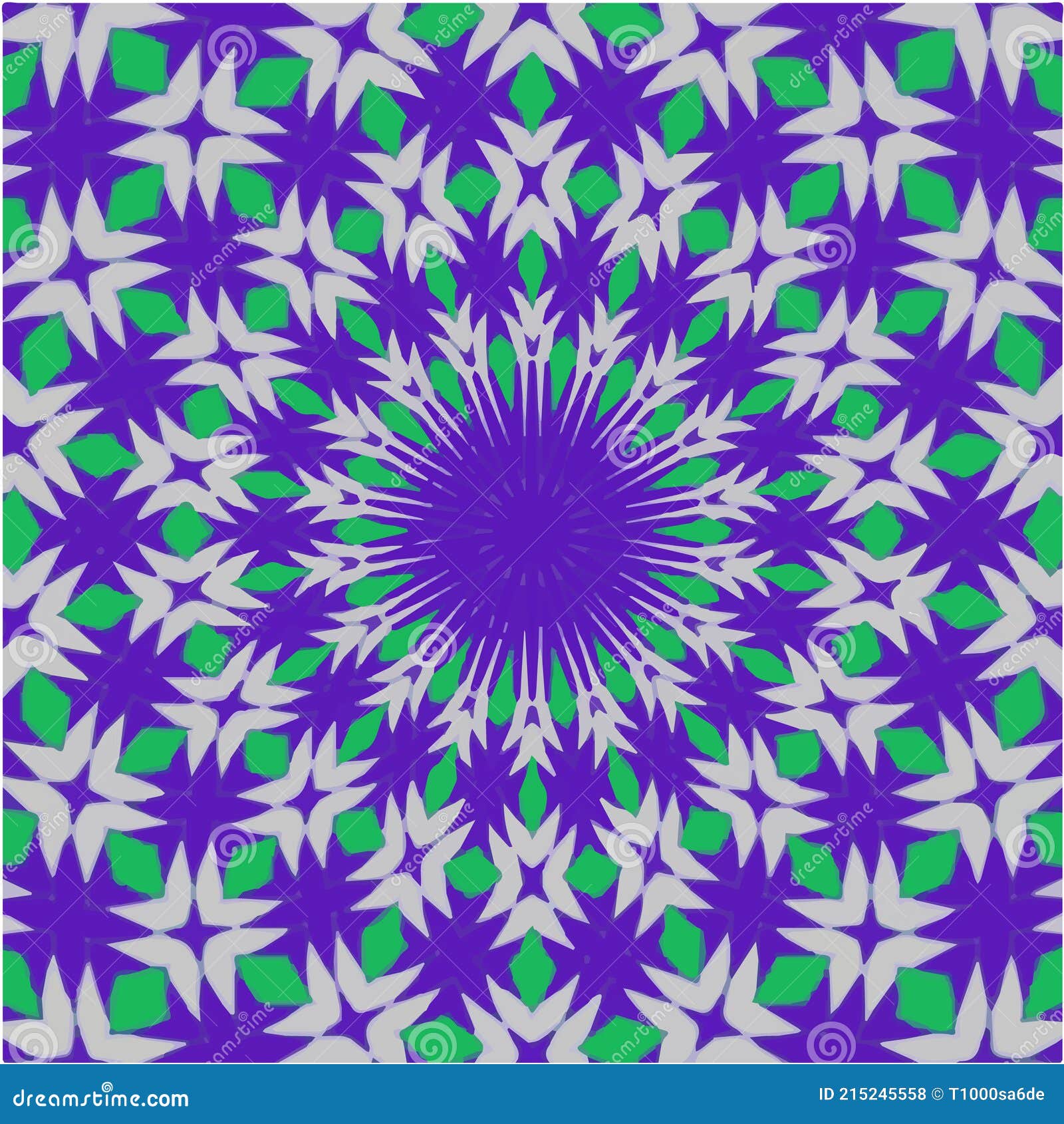 Simple Mandala with Geometric Patterns Stock Vector - Illustration of ...