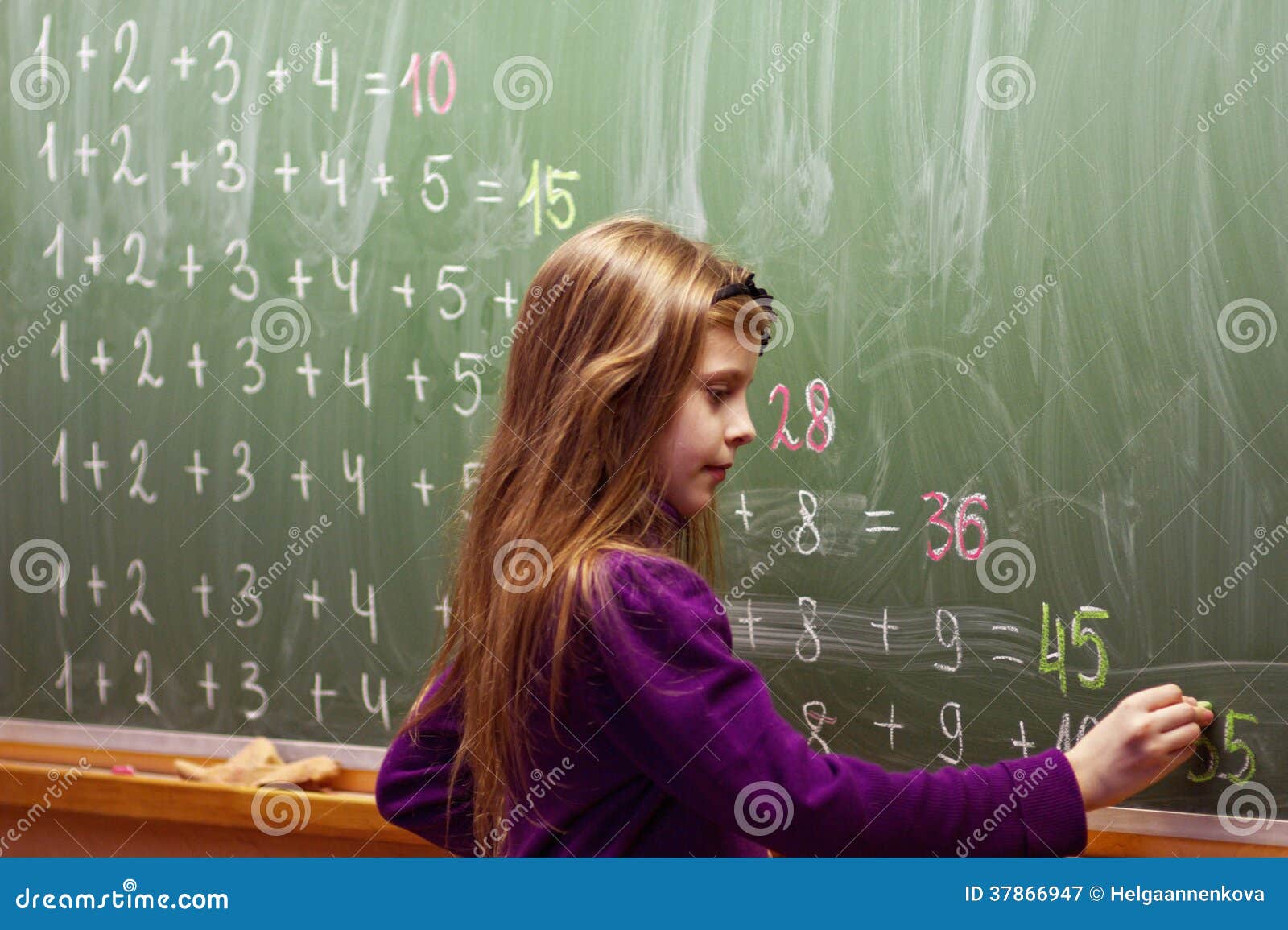 Simple math stock image. Image of school, child, figures - 37866947