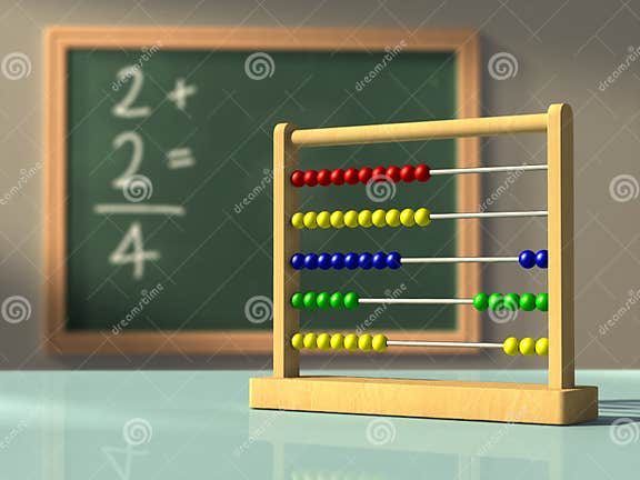 Simple mathematics stock illustration. Illustration of colorful - 7568989