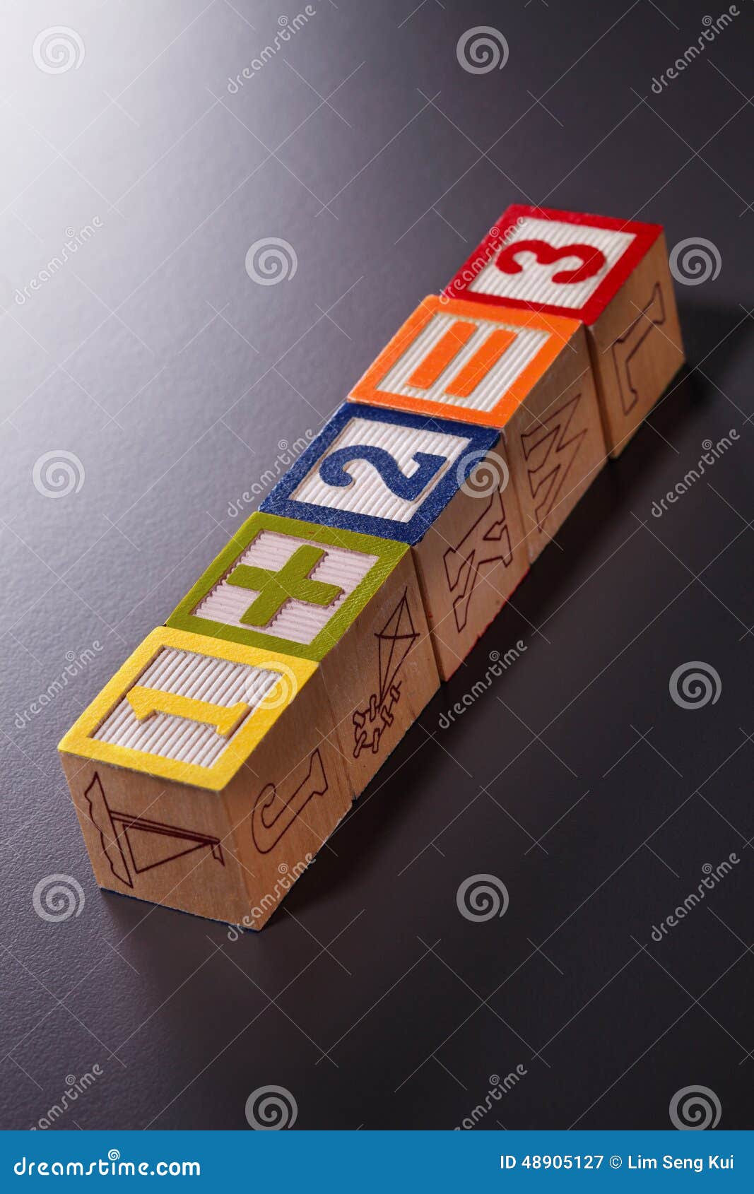 Simple maths stock image. Image of block, educational - 48905127
