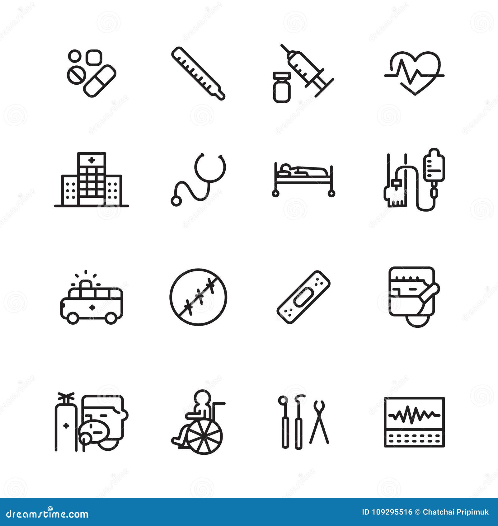Simple Medicalicon, Vector | CartoonDealer.com #109295516