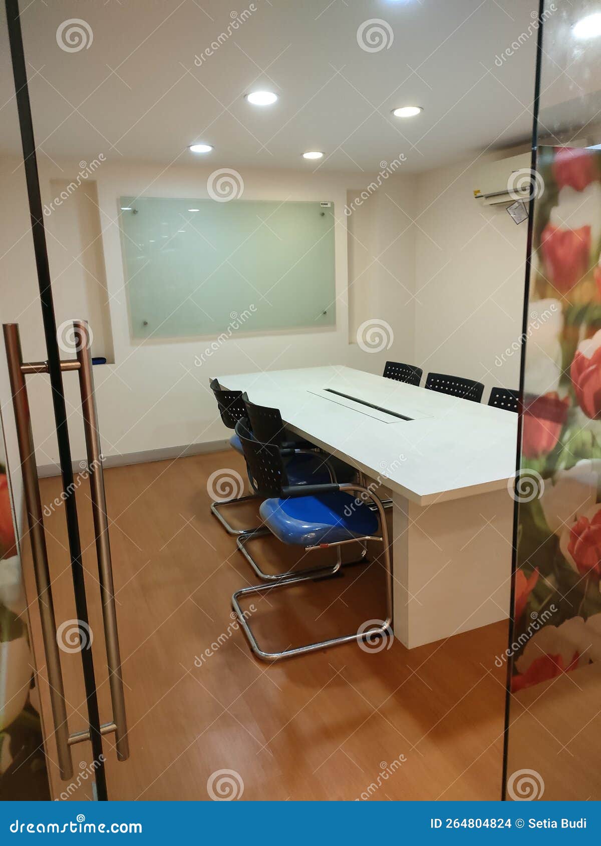 Simple Meeting Room Design at Workspace Stock Photo - Image of room ...