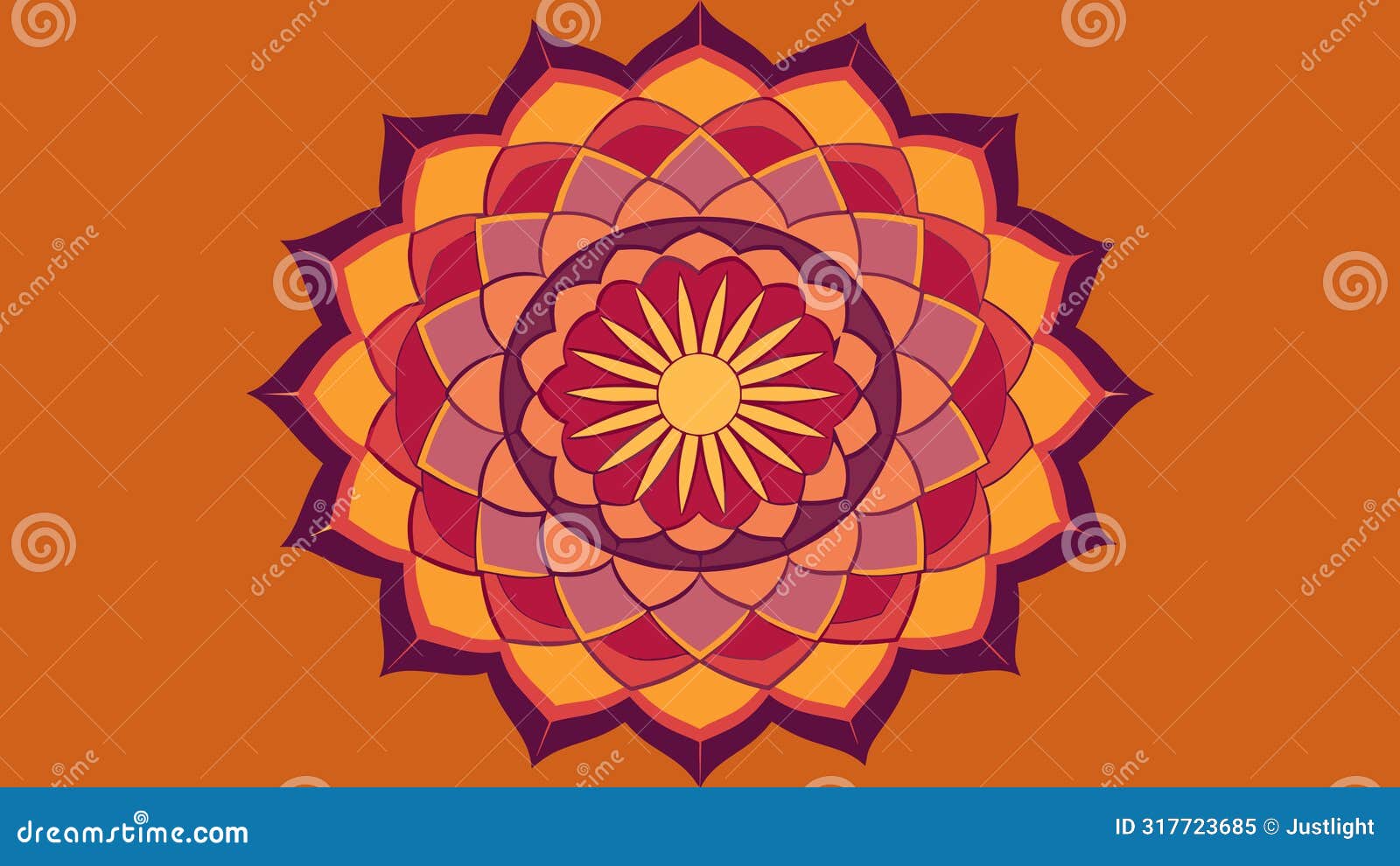 A Simple yet Mesmerizing Mandala Designed To Aid in Achieving a State ...