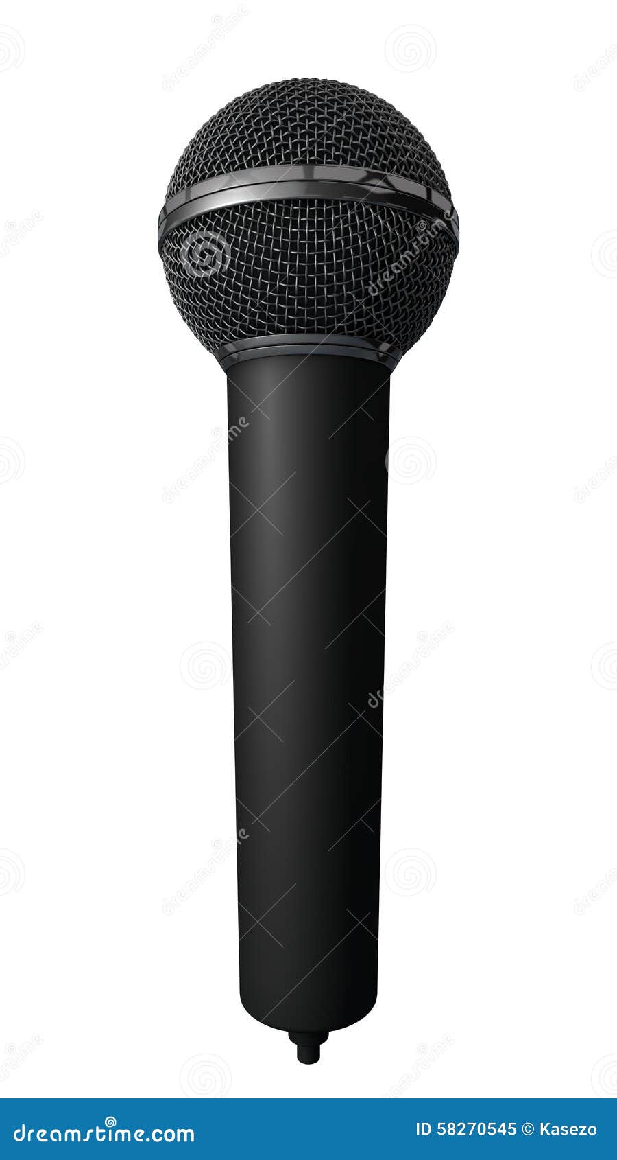 Simple microphone stock illustration. Illustration of closeup - 58270545