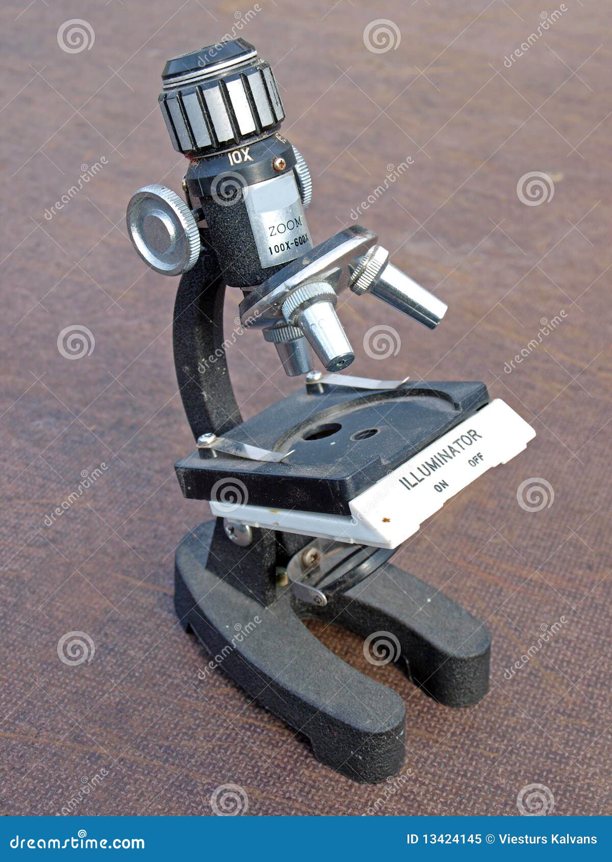 Simple microscope stock image. Image of small, white - 13424145