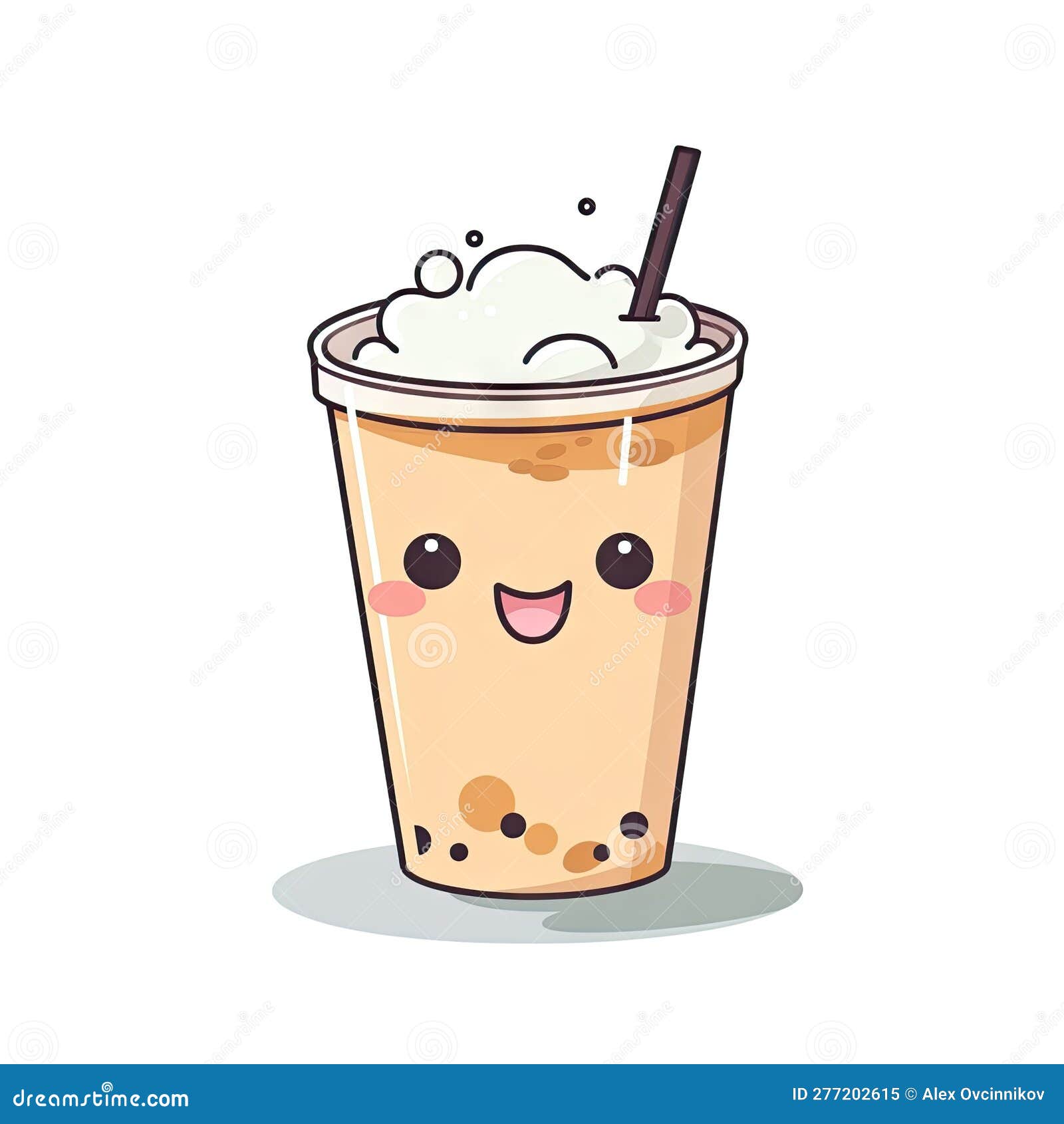 Simple Milk Tea Logo on White Background for Branding and Packaging ...