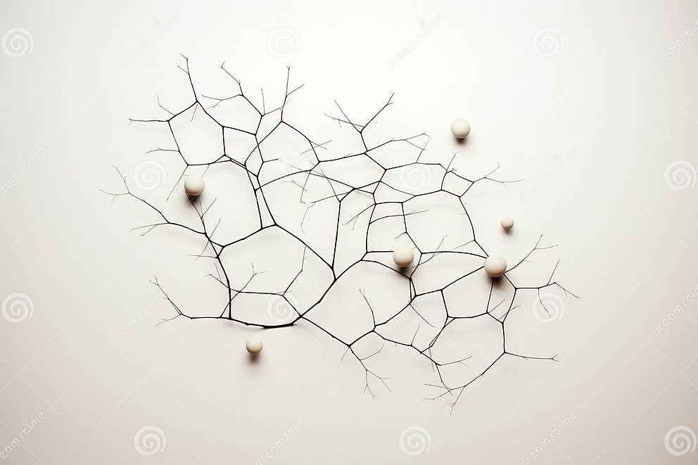 Simple Mindmap Diagram with Branches Concept, Generative Ai Stock ...