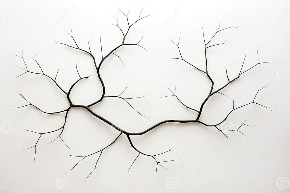 Simple Mindmap Diagram with Branches Concept, Generative Ai Stock ...