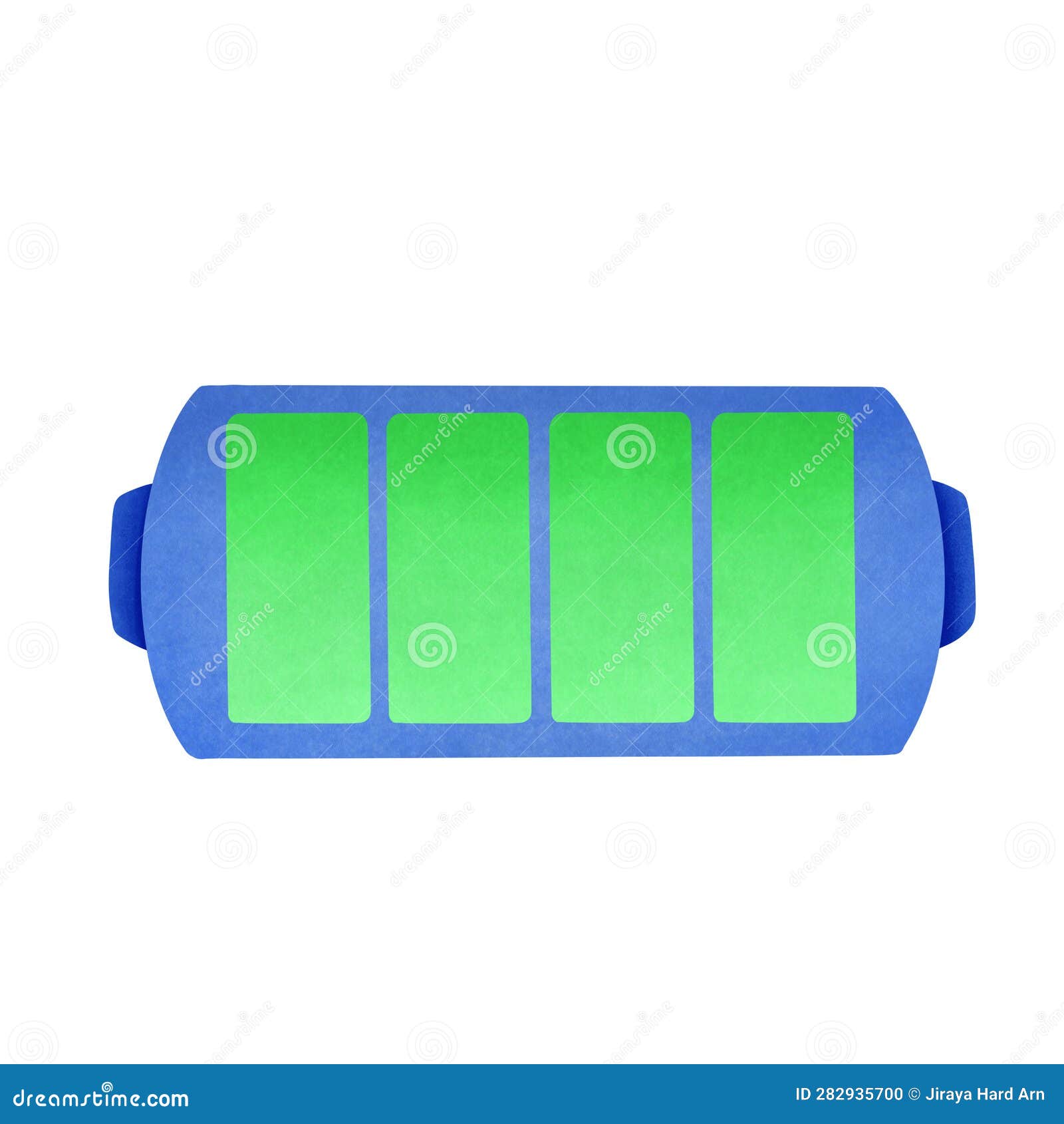 Simple Minimal Full Battery Charged Stock Photo - Illustration of green ...