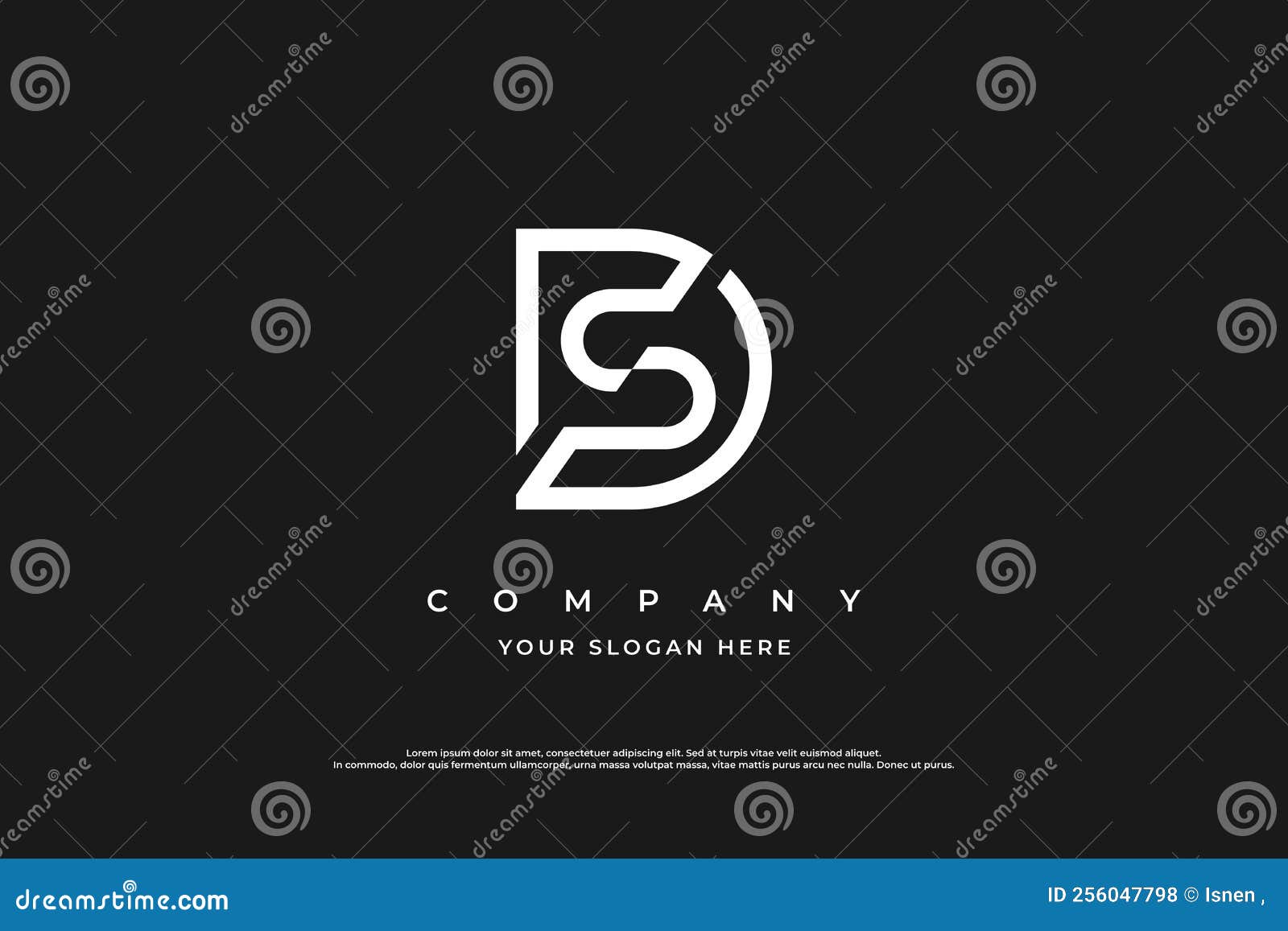Initial Letter SD Logo DS Monogram Logo Design Vector Stock Vector ...