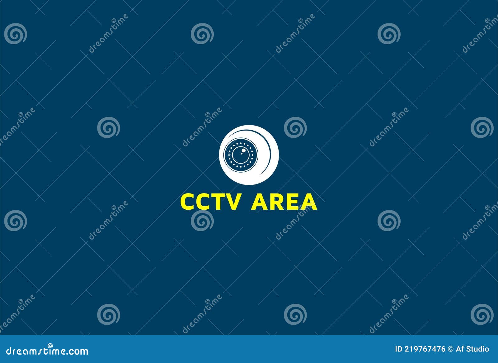 Simple Minimalist CCTV Cam Camera Logo Design Vector Stock Vector ...