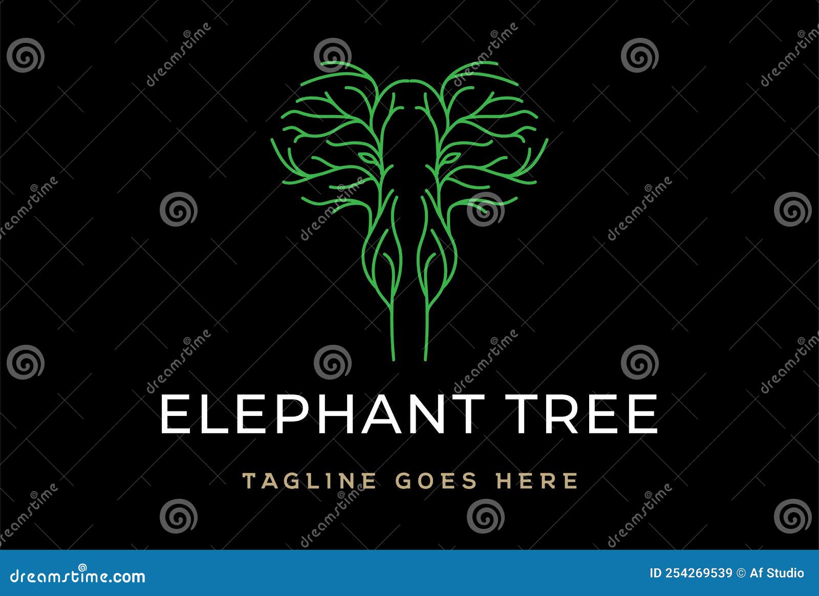 Face Tree Of Life Logo Design Blends With Beauty Face Logo Cartoon ...