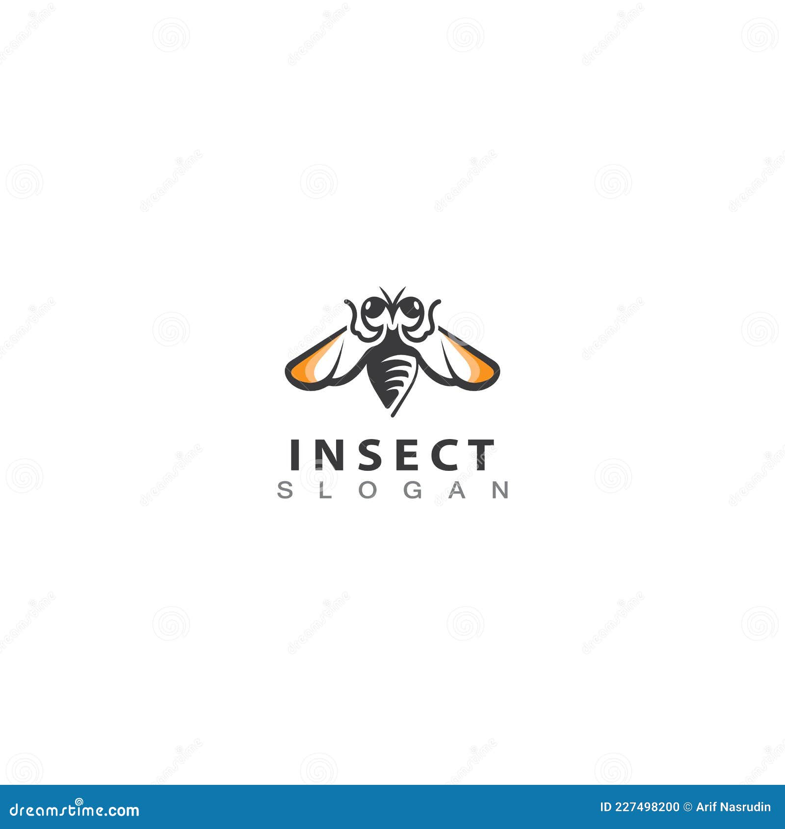 Simple Minimalist Flies Insect Logo Image Design Style Icon Stock ...