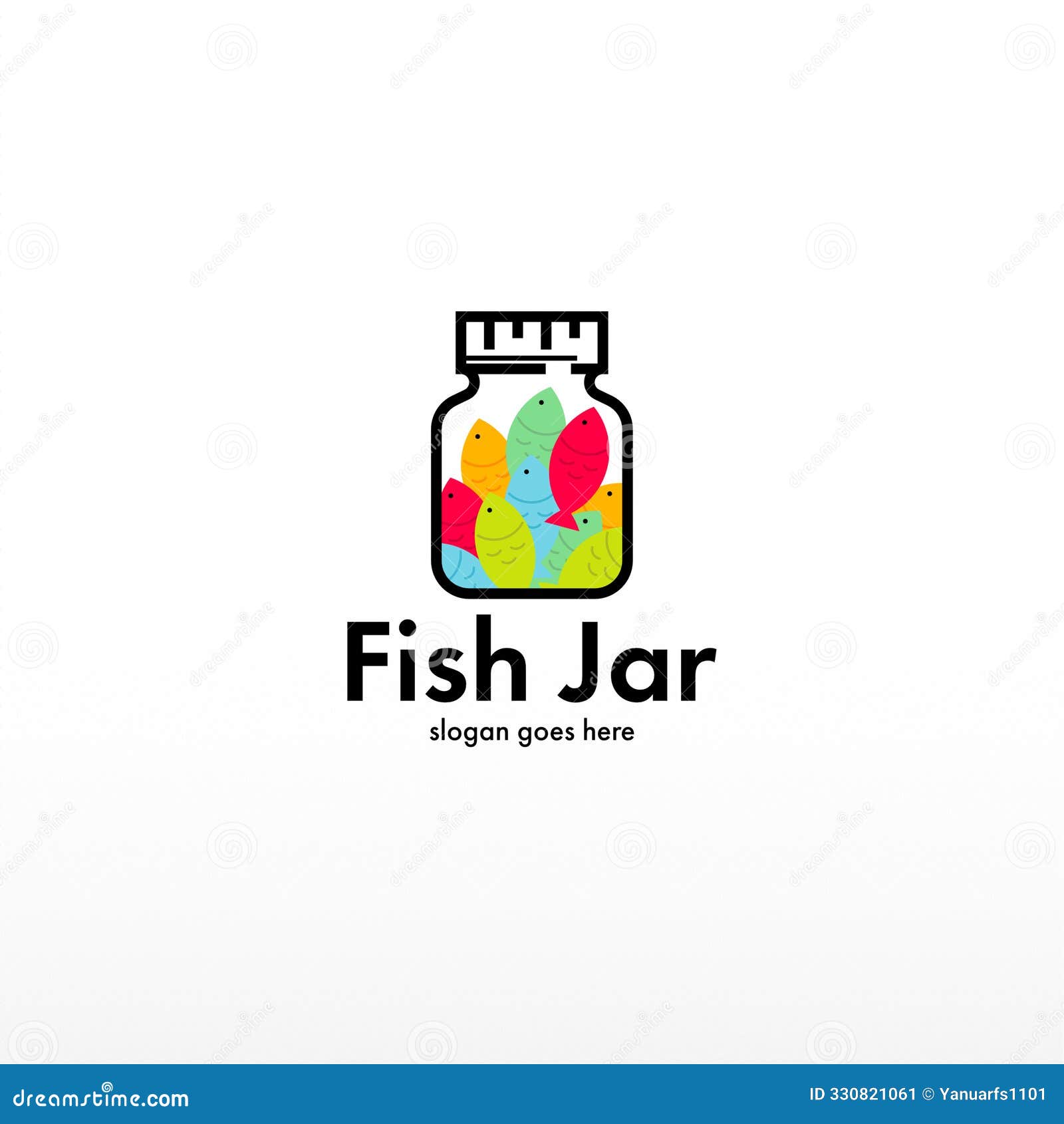 Simple and Minimalist Jar Logo Design Stock Illustration - Illustration ...