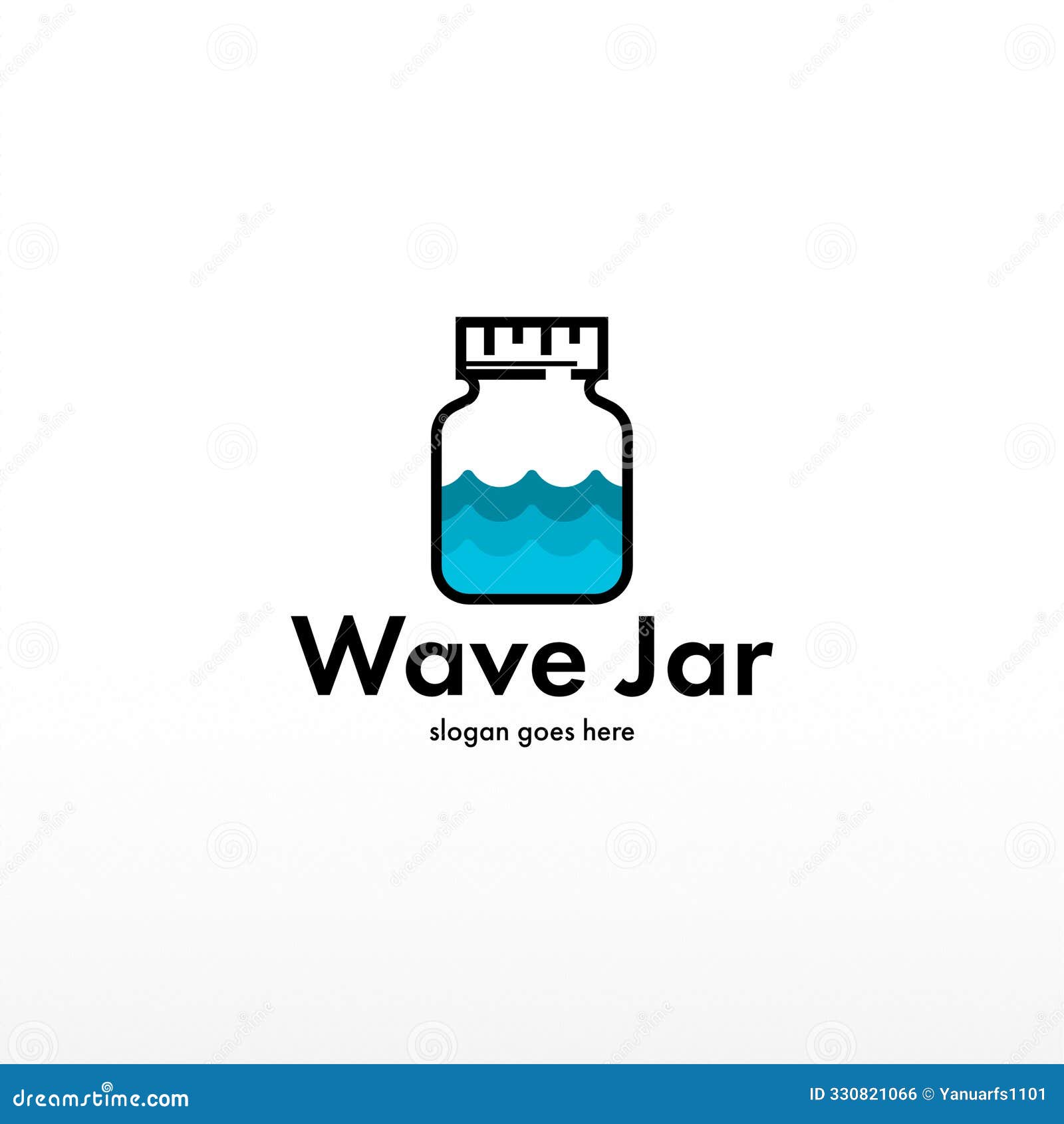 Simple and Minimalist Jar Logo Design Stock Illustration - Illustration ...