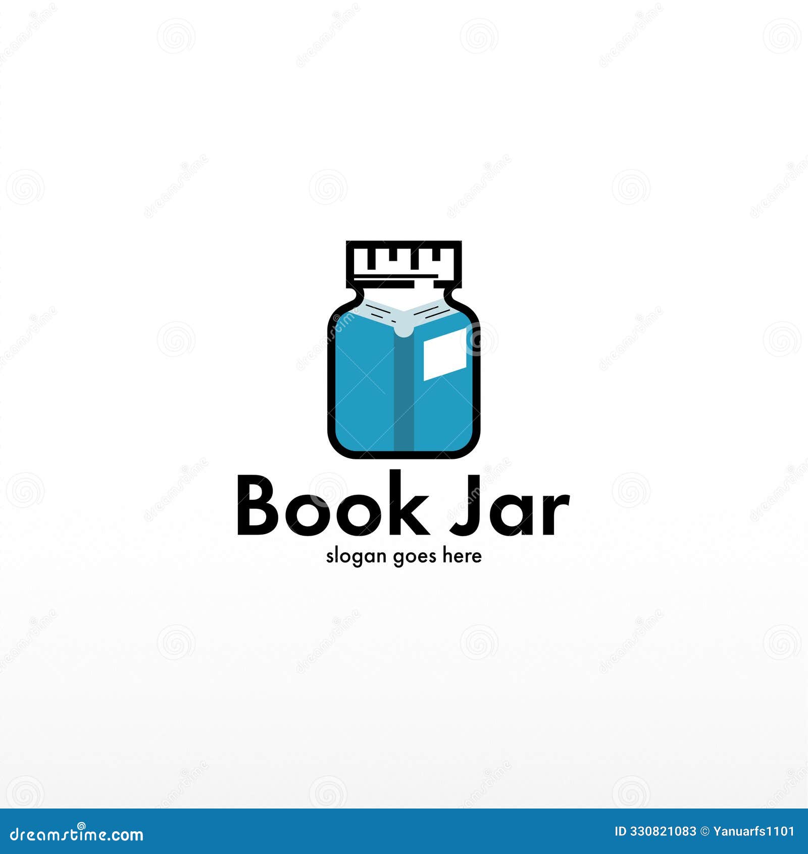 Simple and Minimalist Jar Logo Design Stock Illustration - Illustration ...
