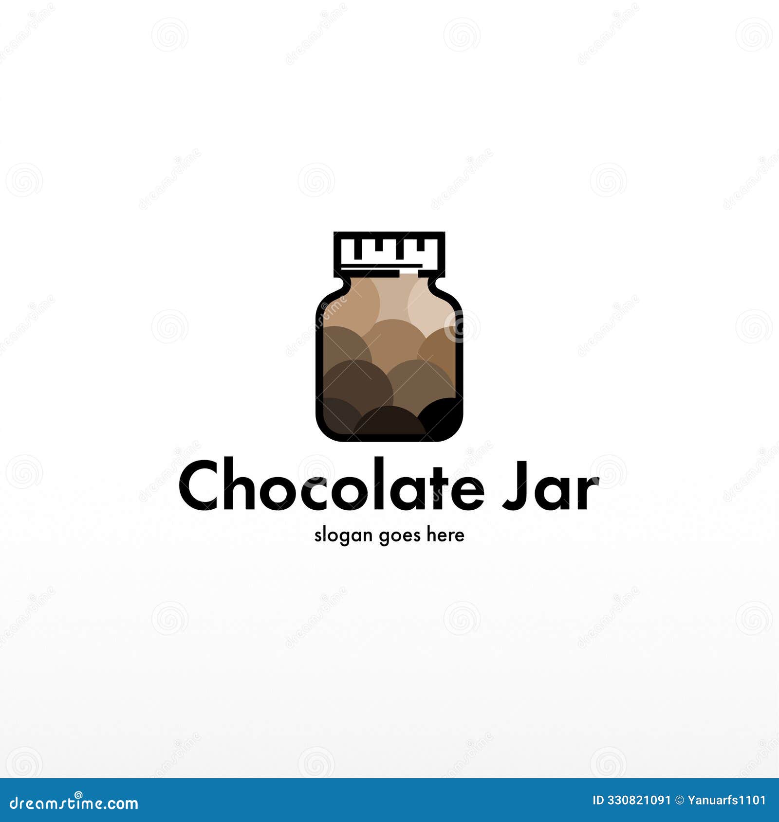 Simple and Minimalist Jar Logo Design Stock Illustration - Illustration ...