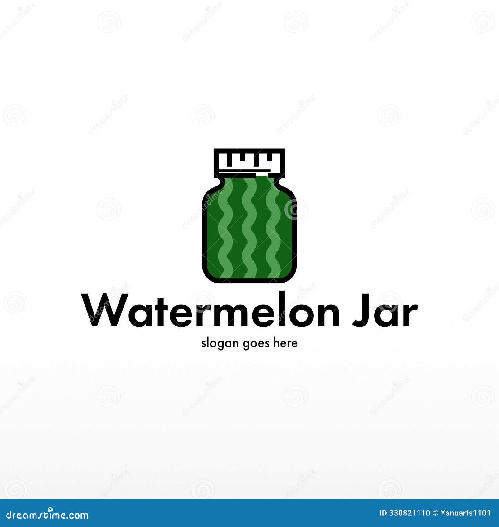 Simple and Minimalist Jar Logo Design Stock Illustration - Illustration ...