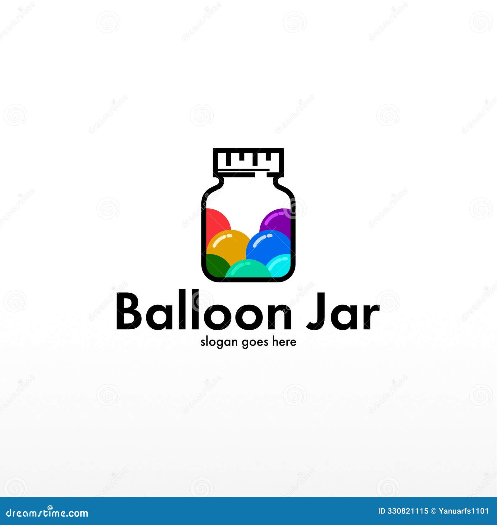 Simple and Minimalist Jar Logo Design Stock Illustration - Illustration ...