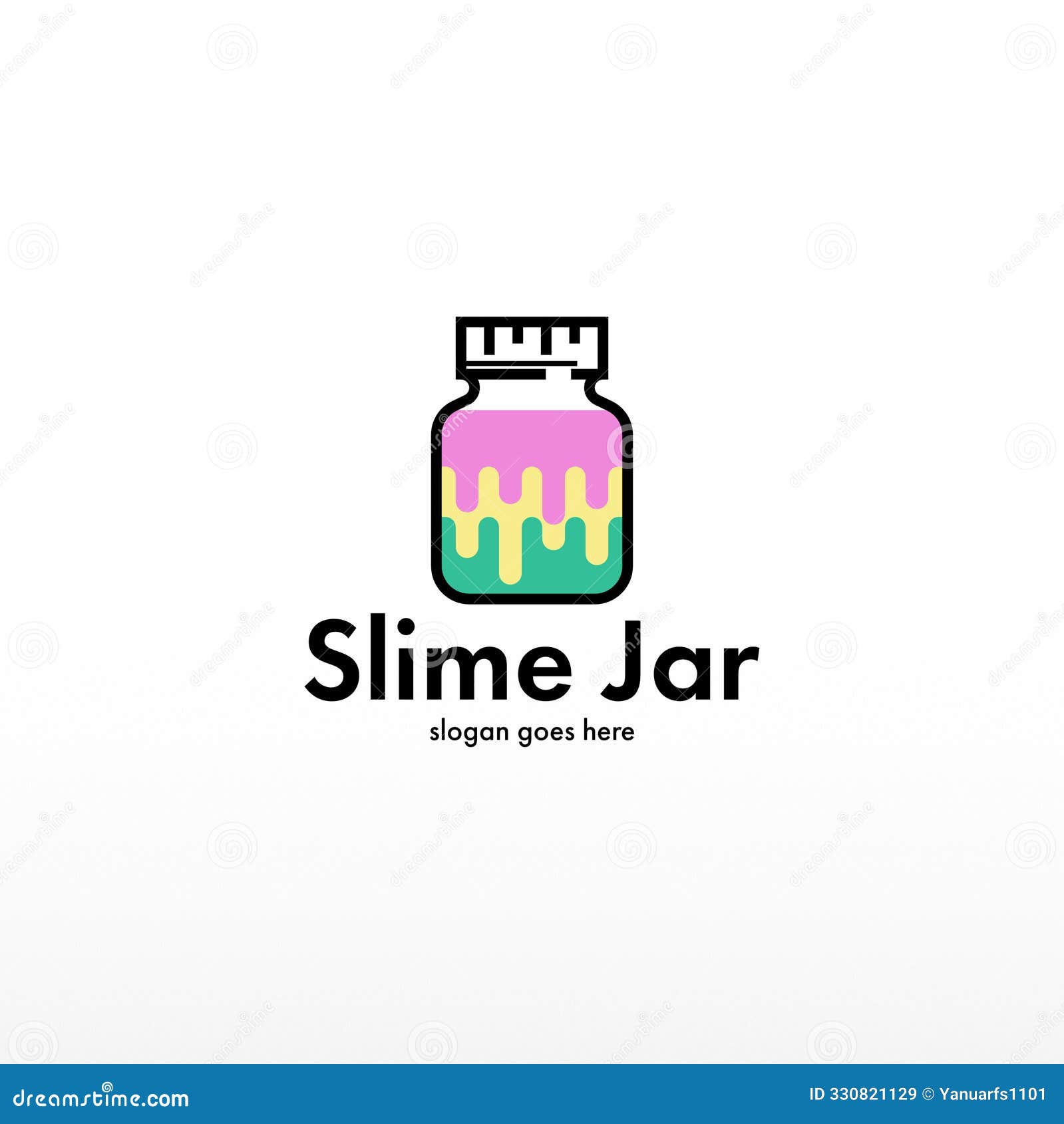 Simple and Minimalist Jar Logo Design Stock Illustration - Illustration ...