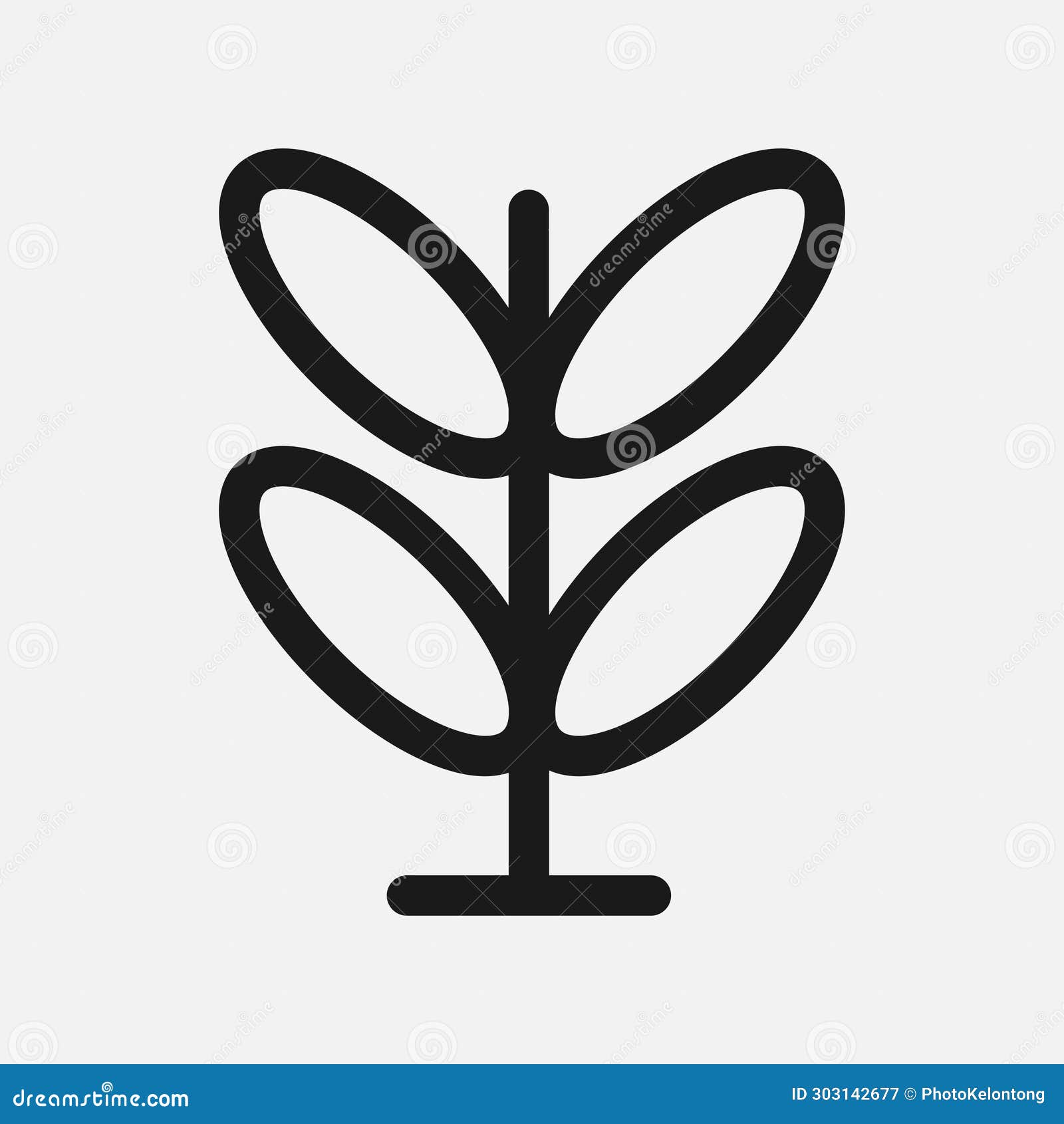 Simple and Minimalist Tree Illustration Stock Vector - Illustration of ...