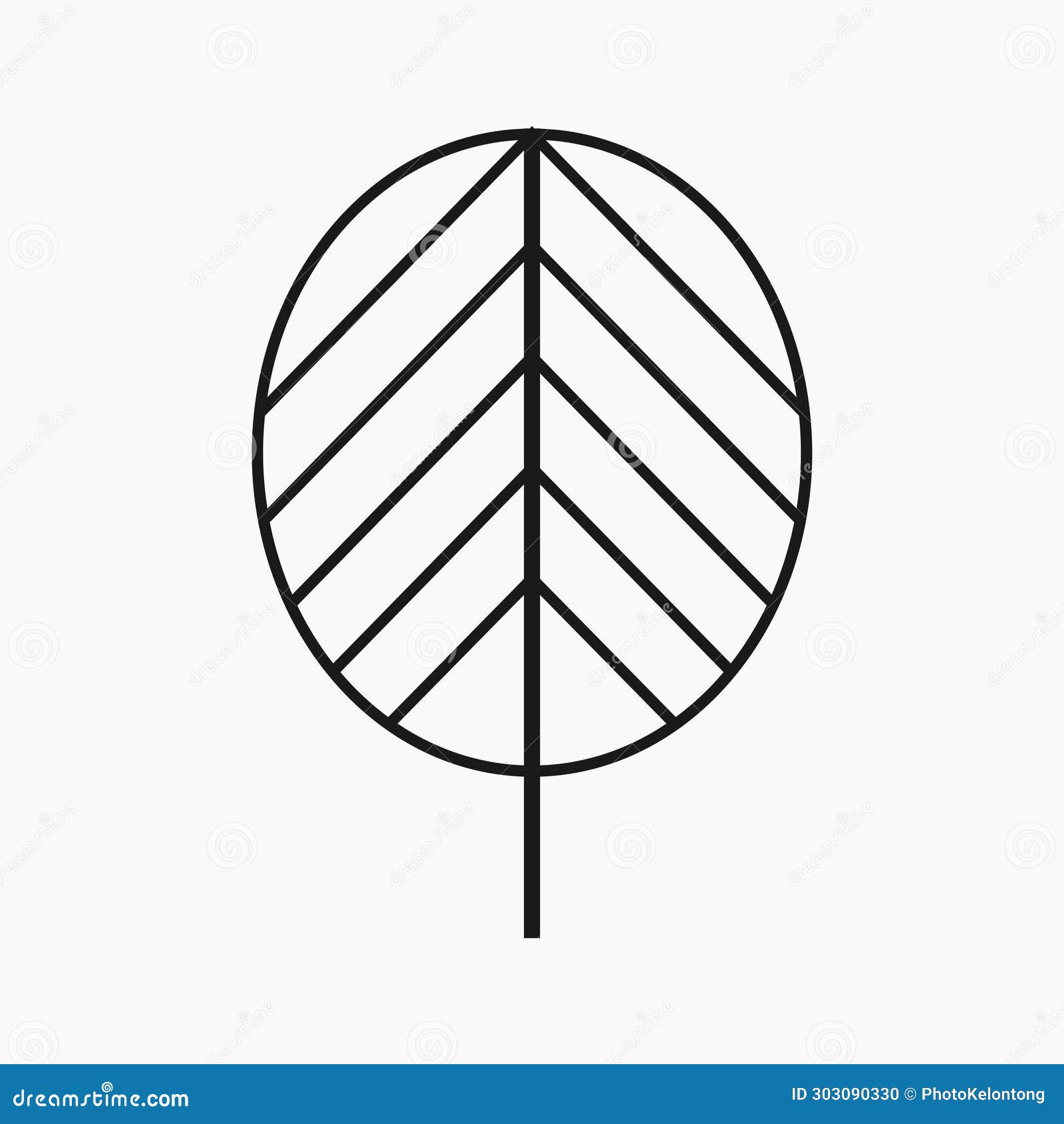 Simple and Minimalist Tree Illustration Stock Vector - Illustration of ...