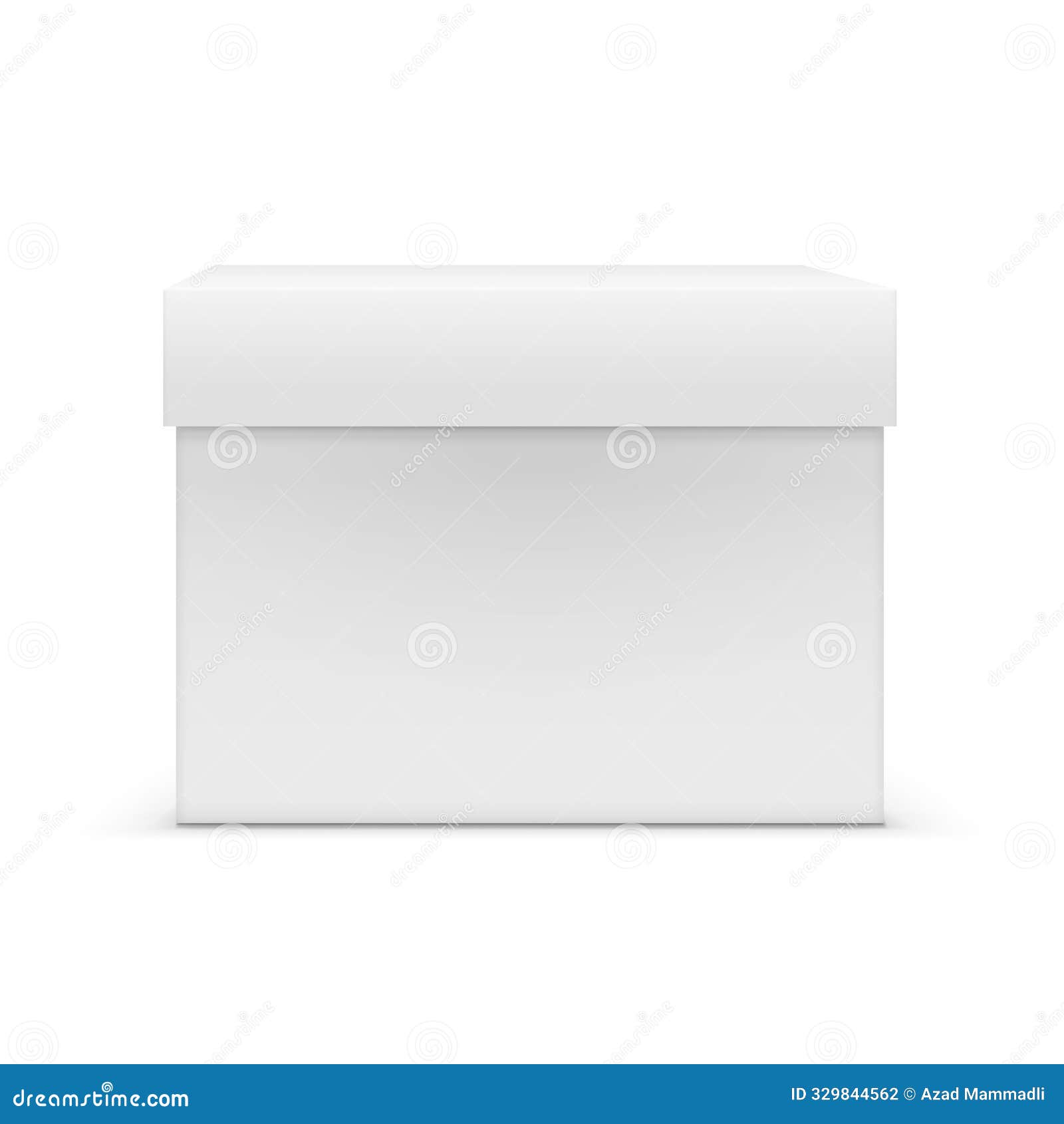 A Simple, Minimalistic Illustration of a White Rectangular Box with a ...